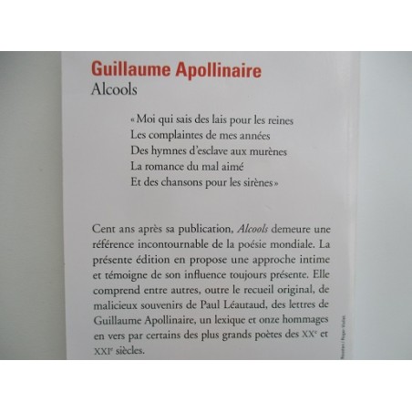 Alcools - Guillaume Apollinaire